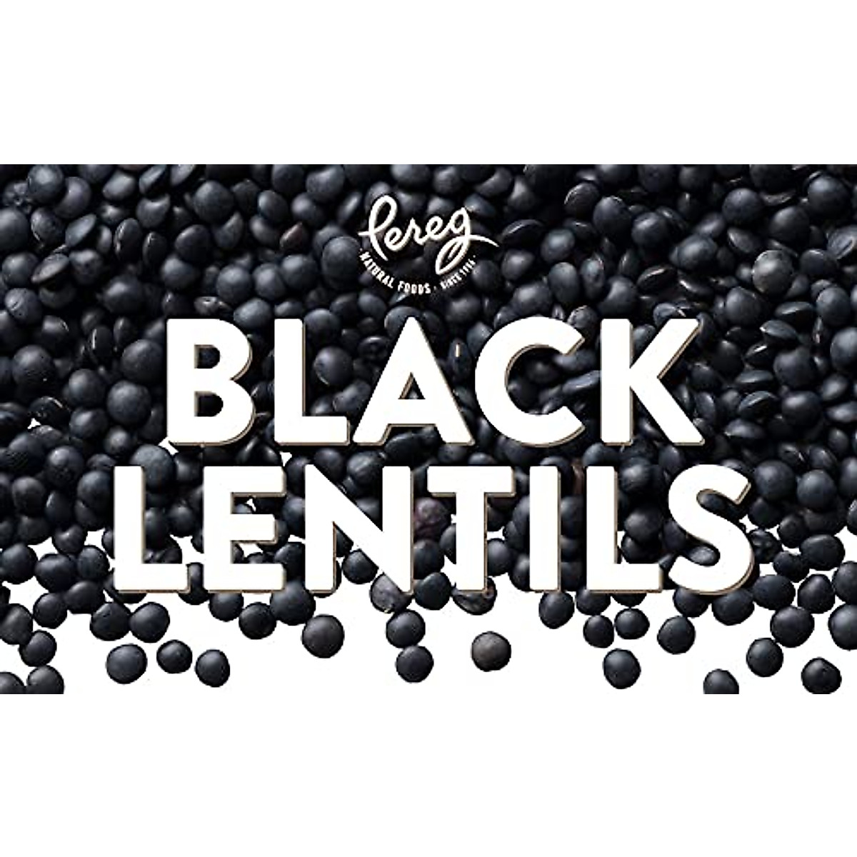 Whole Black Lentils - 16 Oz - Beluga Lentils - Black Masoor Daal - Ideal for Enriching Stews, Curries, Tacos & Soups - Non-GMO, Kosher Certified & Vegan
