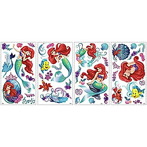 RoomMates RMK2347SCS The Little Mermaid Ariel Peel and Stick Wall Decals
