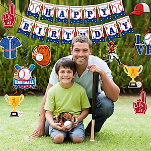 Golf Party Decorations, Golf Themed Party Decorations Include Happy Birthday Banner and Golf Hanging Swirls, Golf Birthday Party Supplies