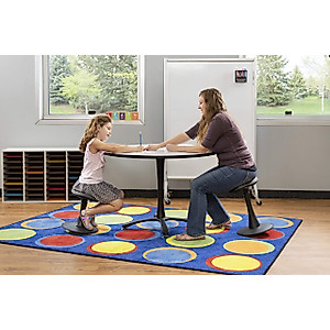 Safco Products 2271BL Fidget Active Stool, 18", Black