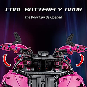 Sowide Super car Building Blocks and Construction Toy, Construction Toy Building Set for Kids Adults, Collectible Model Car Kits, 1:14 Scale Super Car Model Building Sets(1317 Pieces)