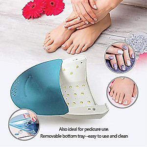 UV LED Nail Lamp, SUNUV Gel Nail Light for Nail Polish 48W UV Dryer with 3 Timers SUNone