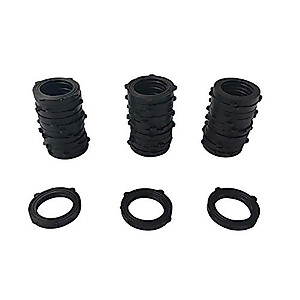 HQMPC Hose Seals Garden Hose Gasket Seal Hose Connector Gaskets O Ring 30Pcs for Leak Proof