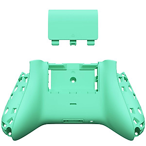 eXtremeRate Mint Green Replacement Side Rails + Back Shell + Faceplate for Xbox Series X/S Controller - Controller NOT Included