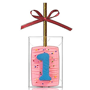 RomanticBaking 100 Pack 3.5"x 2.4"x 1.38" Rice Krispie Treat Boxes Cakesickle Boxes Macaron Boxes for Bridal Shower Birthday Party