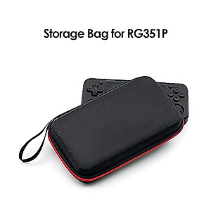 Protable Hard Travel Carrying Case Retro Game Console Case for RG351P/RG351M/RG350M Protection Bag for Retro Game Console Game Player RG351P Storage Suitcase Handheld