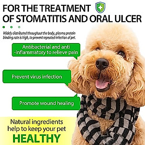 Natural Antibiotics for Dogs(2.02 Oz), Supports Dog Allergy Relief, Dog Multivitamin, Dog Antibiotic, Pet Antibiotics, Dog Itch Relief, Drops for General Strengthening, for All Breeds & Sizes