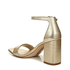 Sam Edelman Women's Daniella Sandal, Molten Gold Metallic Leather, 8 M US