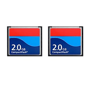 ZhongSir Two Pack 2GB Extreme Compact Flash Memory Card High Speed Digital Camera Card Industrial Grade Card(2X2GB)