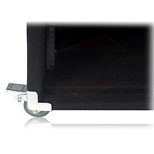 Griffin Ultimate Rackmount Studio Mixer Flight Road Case 25U Mount Space Pro-Audio Amp Cabinet Travel Trunk For Music Gear Recording Equipment | Portable DJ Sound Booth Rack Stand Carpet PA Cart