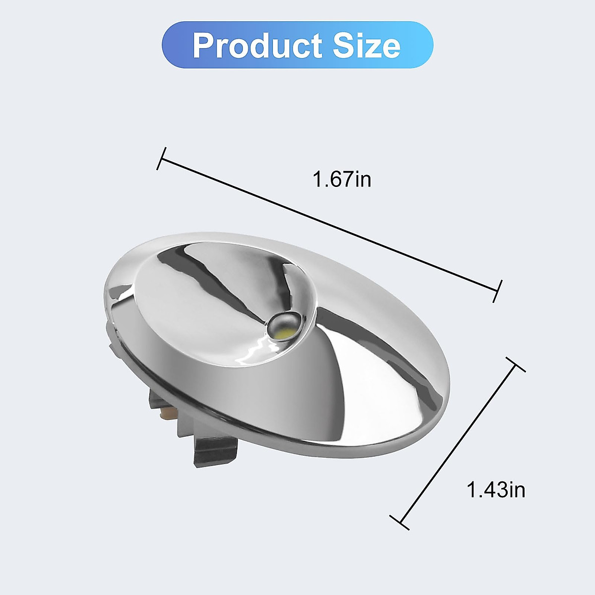 Aulpq Refrigerator LED Light Assembly WR55X11132 for Ge Led Refrigerator Light Bulb Covers Assembly - 2024 New Up