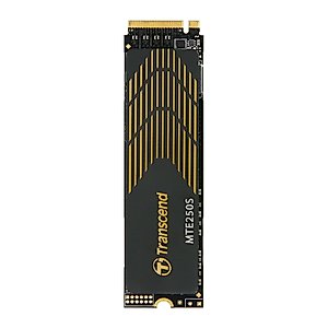 Transcend 1TB MTE250S NVMe Internal Gaming SSD Solid State Drive - Gen4 PCIe, M.2 2280 with Graphene Heatsink, Compatible with PS5, Up to 7,200MB/s - TS1TMTE250S