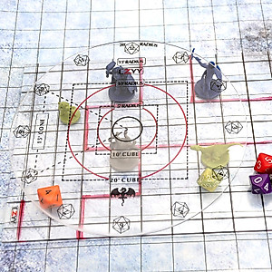 CZYY Spell Template + DND Initiative Tracker for Dungeons and Dragons, Pathfinder, D&D and Tabletop RPG