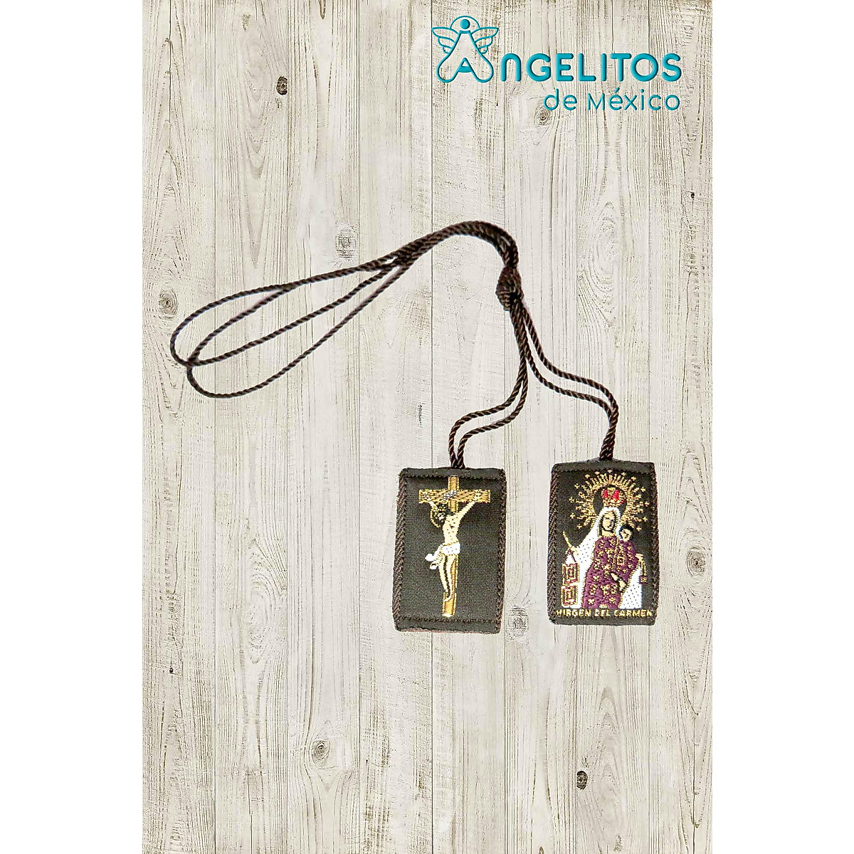 Scapular or Escapulario de Jesus y La Virgen Del Carmen Our Lady of Mount Carmel