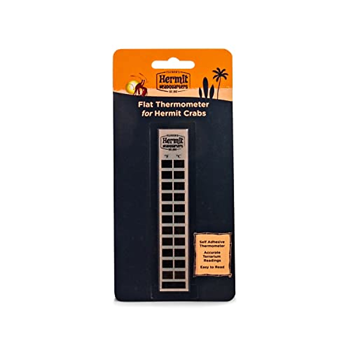 Fluker's Flat Thermometer for Hermit Crabs
