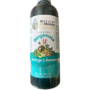 Shampoo de Bergamota Organico con Moringa y Romero Shampoo 16 Fl Oz Enriquecido Premium Quality