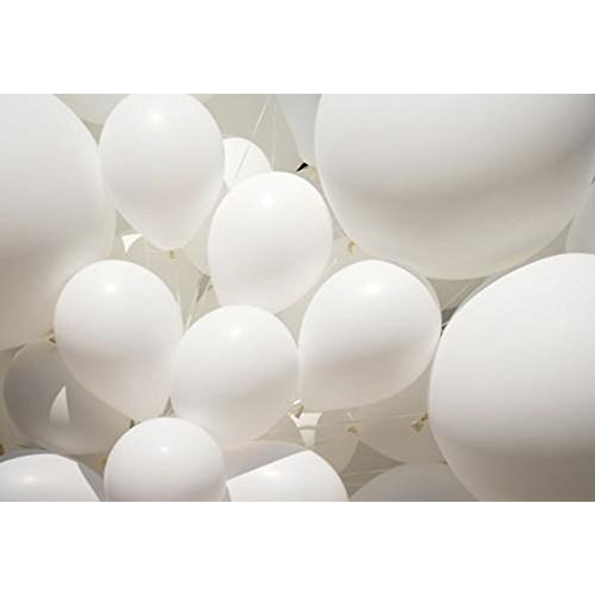 Giant Balloons 36-Inch White Balloons (Premium Helium Quality) Pkg/6, for Birthdays Wedding Photo Shoot and Festivals Christmas and Event Decorations