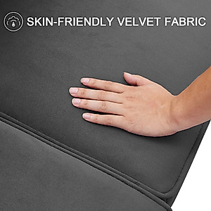 Modular Sectional Sofa U Shaped Sectional Couch with Reversible Chaise, Sleeper Velvet Modular Couch with Storage Seat for Living Room Furniture Sets Grey