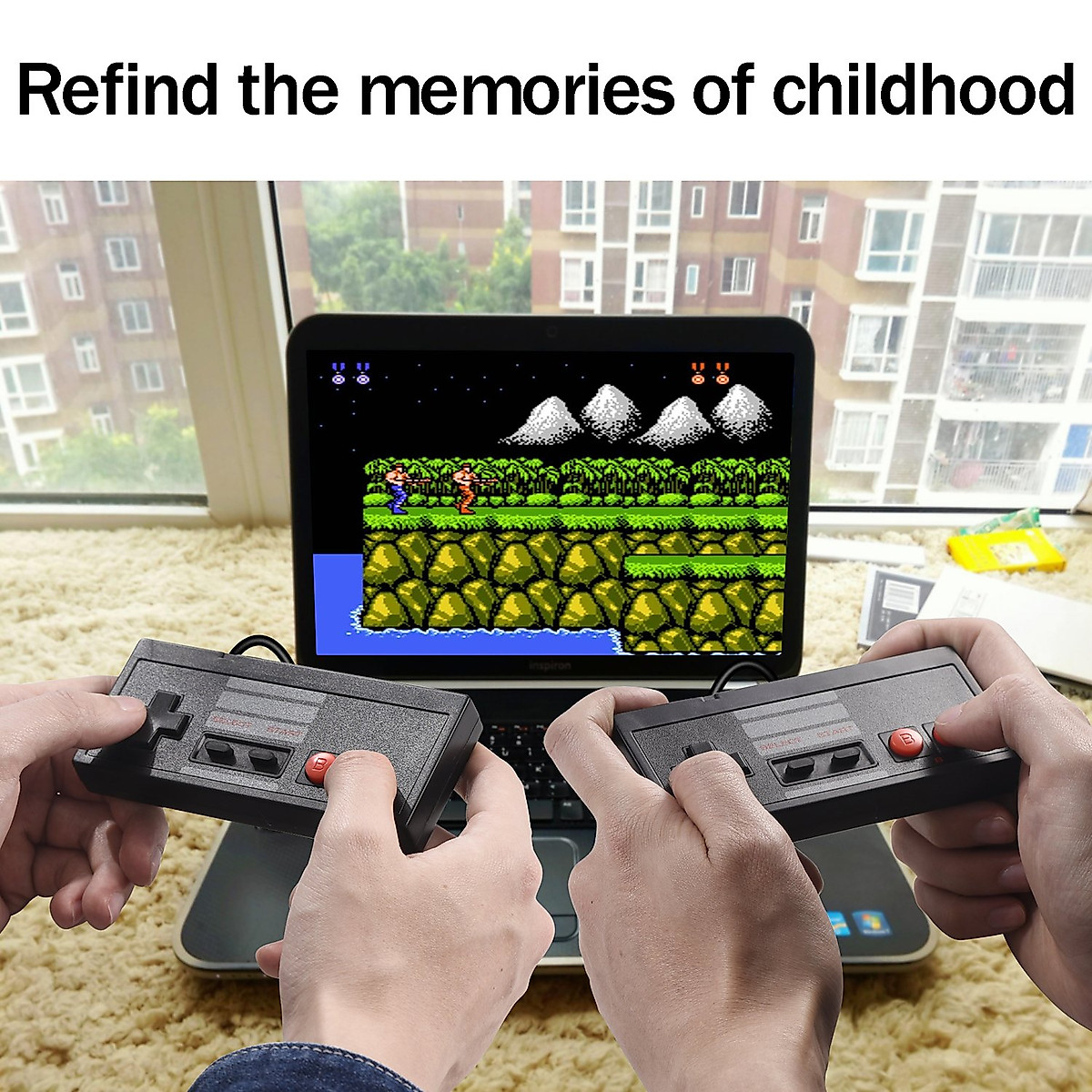 2 Pack Classic USB Controller for NES Gaming, miadore PC USB NES Controller Retro Game Pad Joystick Raspberry Pi Controller for Windows PC Mac Linux RetroPie NES Emulators