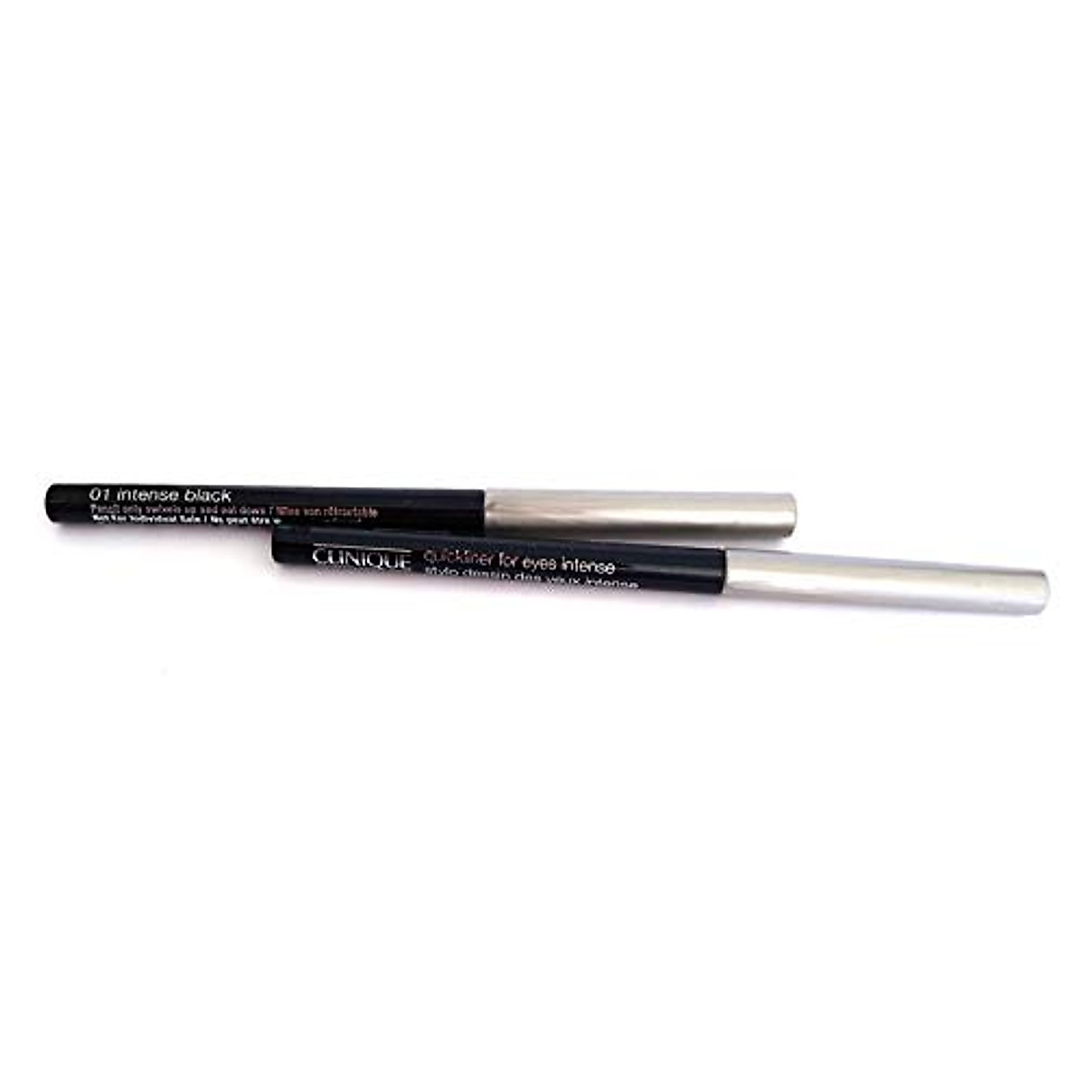 2 Clinique Quickliner for Eyes Intense Eye Liner - Travel Size 0.005 oz. / 0.14g Each, Unboxed