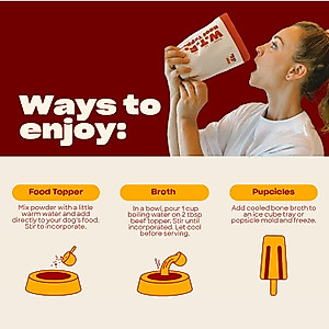 OH NORMAN! Beef Dog Food Topper by Kaley Cuoco, All Natural Single Ingredient, Veterinary Nutritionist Certified, for All Life Stages and Breeds, Made in USA, 7.02 Oz