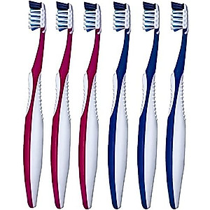 Oral-B Pro-Health All-in-One CrossAction Toothbrush, 35 Soft (Colors Vary) - Pack of 6