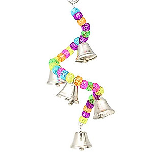 890 Ring My Bell Bonka Bird Toys Small Colorful Beads Assorted Budgie Finch Parrotlet Quaker Dove