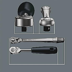 Wera Tools 05004004001 8004 1/4 Full Metal Ratchet Switch Lever, One Size, Multi