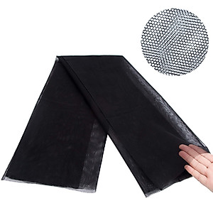 GEX Swiss Lace Net for Making Lace Wig Closure Caps Toupee, Foundation Wig Accessories- 1 Yard (36"x40"), Brown Color