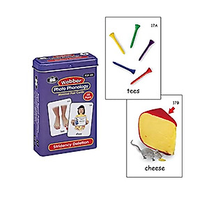 Super Duper Publications | Set of 10 Photo Phonology Minimal Pair Flash Cards Fun Deck Combo | Educational Learning Resource for Children