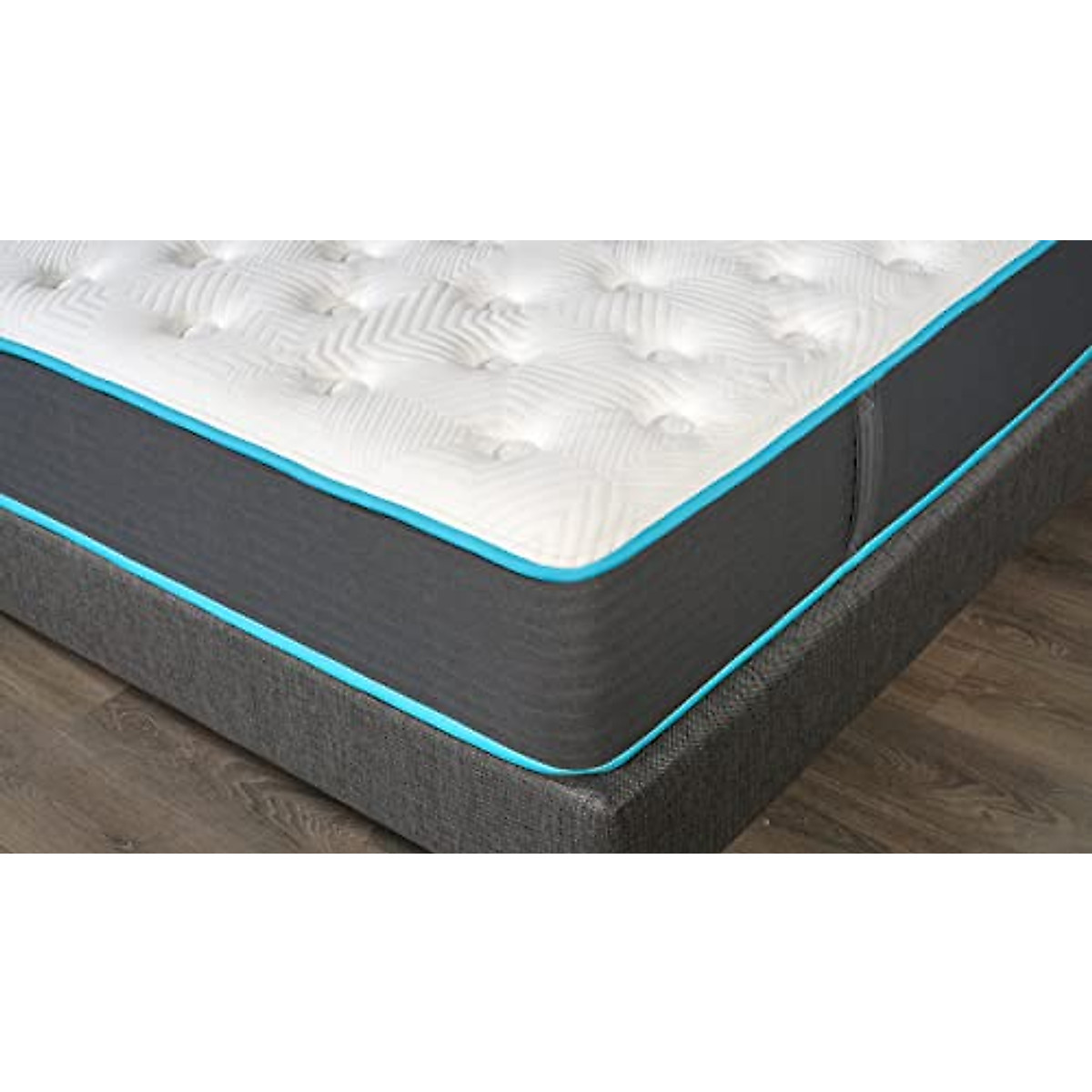 Swiss Ortho Sleep 12" Inch Individually Wrapped Coil Pocket Spring Hybrid Mattress, Bed-in-a-Box, CertiPUR-US Certified Foam, Full