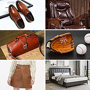 SEISSO 12 Colors Leather Vinyl Repair Kit for Furniture, Couches, Jacket, Sofa, Boat, Car Seat, Purse, Belt, Shoes, Scratch Filler Kit, Restore Bonded (12 Color Leather Repair Kit (12 PCS, 20ML/PC))