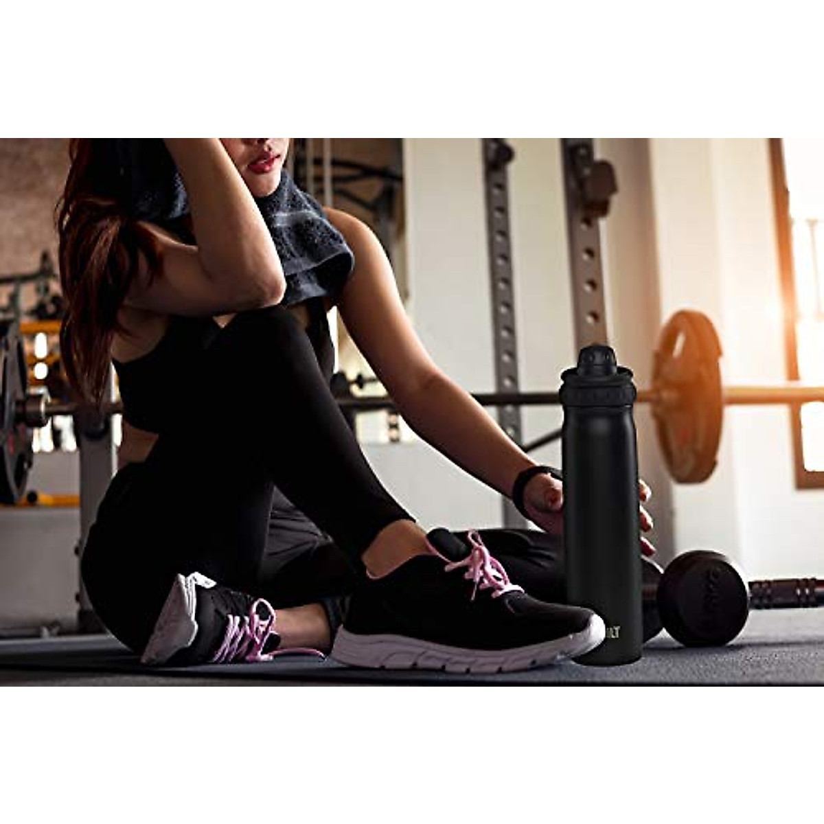 BUILT 24 Ounce Prospect Double Wall Stainless Steel Bottle Black 5233283