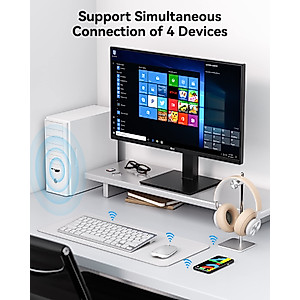 Maxuni USB Bluetooth Adapter for PC 5.0, Bluetooth Dongle 5.0 Adapter,for Laptop Keyboard Mouse Headsets Speakers, Long Range Bluetooth Supports Windows 11/10/8.1(Plug and Play)