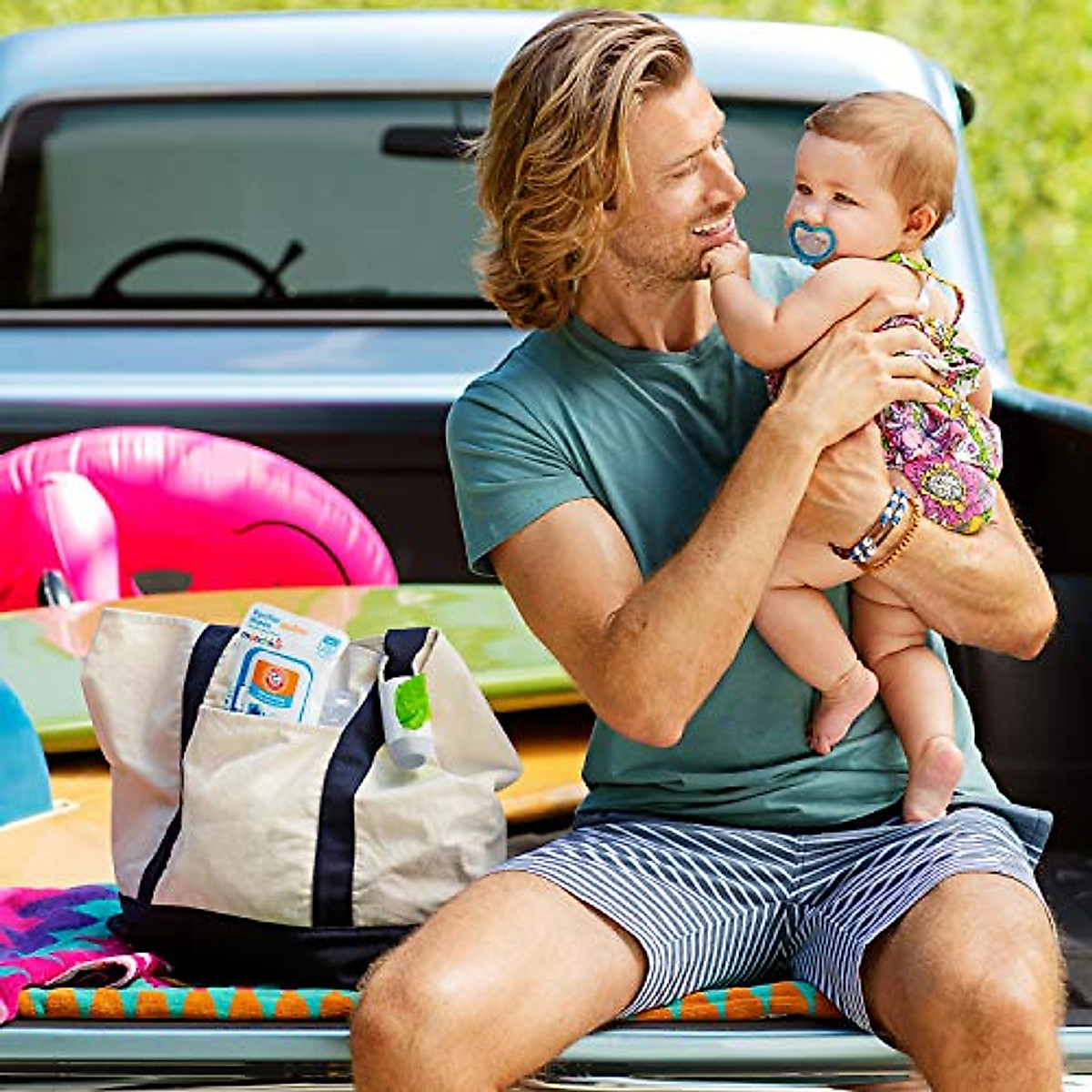 Munchkin Arm & Hammer Diaper Bag Dispenser & Bags - Purple