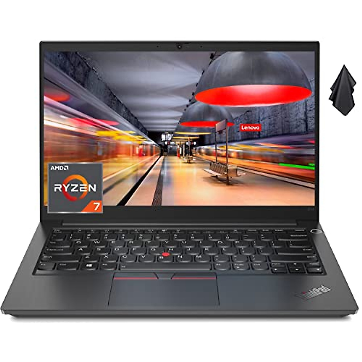 Lenovo ThinkPad E14 Gen 3 AMD Business Laptop, 14" FHD (1920x1080), AMD Ryzen 7 5700U, HDMI, Webcam, WiFi 6, Fingerprint Reader, Backlit Keyboard, Windows 10 Pro (16GB RAM | 1TB PCIe SSD)