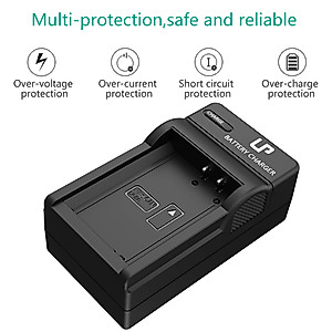 LP-E10 Battery Charger Pack, LP Replacement Battery & Charger Compatible with Canon EOS Rebel T7, T6, T5, T3, T100, 4000D, 3000D, 2000D, 1500D, 1300D, 1200D & More (NOT for T3i T5i T6i T7i)