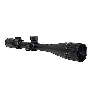 Monstrum Scope Mount for Savage Axis Rifles | Low Profile | 1 Inch Diameter (New Version Post 9/2021 Models) | 4-12x44 Rifle Scope with Adjustable Objective | Bundle