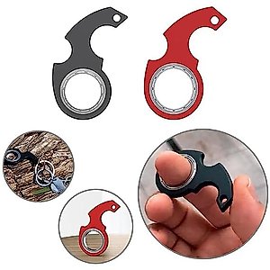 Keychain Spinner Toy, Portable Keyring Spinner Toy, Finger Keychain Spinner Portable Keychain Spinner, Novelty Keychains for Finger Exercise(2PCS)