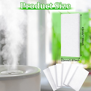 100 Pack Aroma Pads Aromatherapy Car Diffusers Essential Oil Unscented Refill Car Essential Oil Diffuser Replacement Pluggable Aroma Humidifier Pad