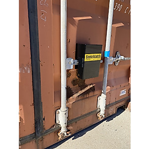 SnatchLatch Heavy Duty Door Lock Protection Device - Anti Theft - for Use with Cam Bar Style Shipping Container Locks and Conex Latches