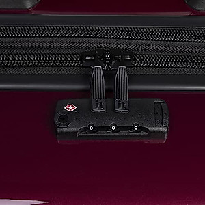 it luggage Helixian 27" Hardside Checked 8 Wheel Expandable Spinner, Wine Red