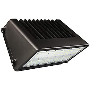 OSTEK 100 Watt LED Wall Pack Light with Full Cut-Off 14000LM 5000K - Replaces 400 watt Metal halide/HPS, Outdoor Area Full Cutoff Wall Pack led Light Fixture IP65, UL, DLC