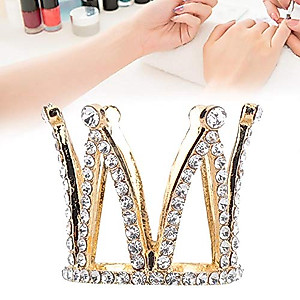 Nail Art Brush Holder, 3 Types Crown Design Nail Art Brush Holder Set Pen Displayer Stand Tools Brush Holders(1)