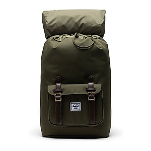 Herschel Supply Co. Little America Mid-Volume Ivy Green/Chicory Coffee 1 One Size