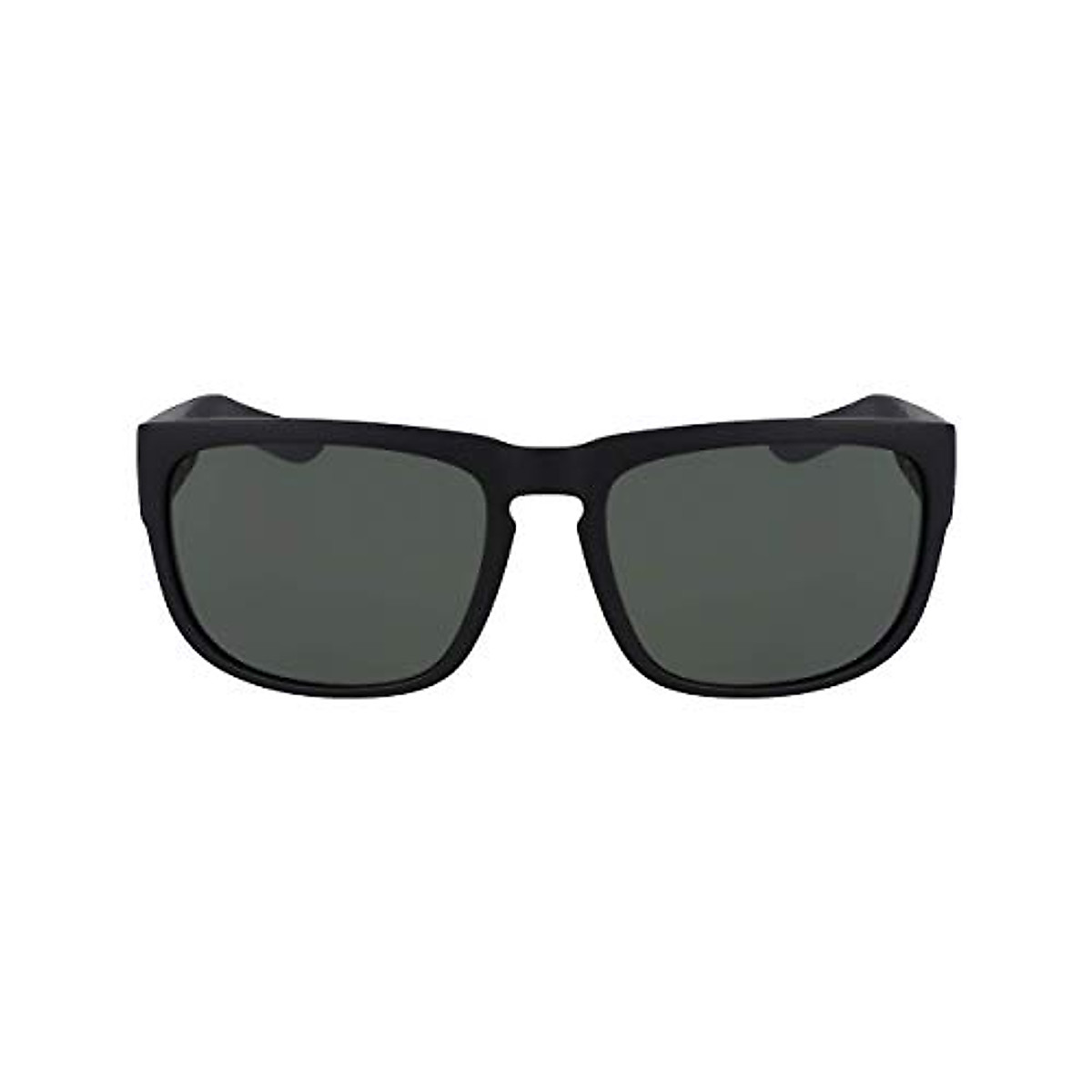 Dragon Men's Rune Rectangular Sunglasses, Matte Black/G15, 58 mm
