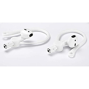 BLLQ Ear Hooks Compatible with Air Pods [Anti-Drop][Comfortable] [Fit] [Durable], Compatible with AirPod1 & 2 Earbud Ear Hook ，White