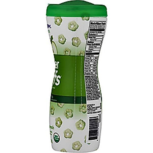 Plum Organics Baby Food Pouch | Super Puffs | Apple With Spinach | 1.5 Ounce | 4 Pack | Organic Food Squeeze for Babies, Kids, Toddlers