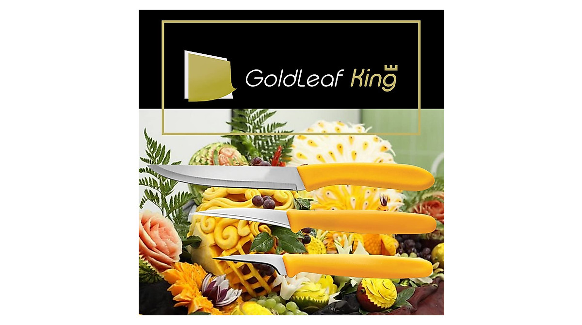 GoldleafKing Super Sharp Fruit & Vegetable Carving Set