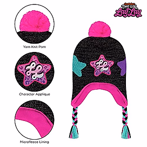 Nickelodeon Girls Winter Hat and Kids Gloves Set, That Girl Lay Lay Beanie For Ages 4-7